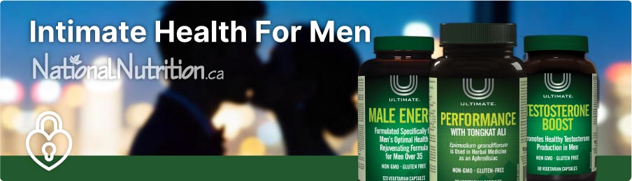 Buy Men's Intimate Wellness Supplements | Enhance Performance | NationalNutrition.ca