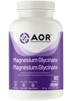 Buy AOR MAGNESIUM GLYCINATE 90MG - 90 VCAPS at NationalNutrition.ca