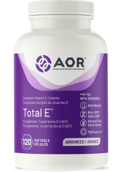 Buy AOR TOTAL E – 120 SOFTGELS at NationalNutrition.ca