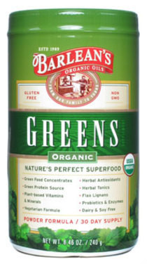 Buy Barlean's BARLEAN'S GREENS - 240G-Barlean's at NationalNutrition.ca