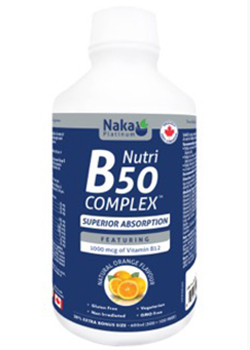 Buy Naka NUTRI B50 COMPLEX - 500ML + 100ML BONUS at NationalNutrition.ca