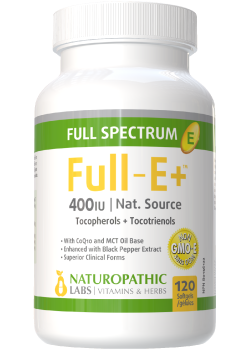 Buy Naturopathic Labs Full Spectrum Vit. E 400iu (+ Tocotrienols, Black ...