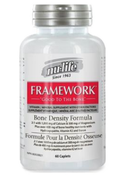 Buy Nu Life FRAMEWORK SKELETAL SUPPORT - 60 CAPLETS at NationalNutrition.ca
