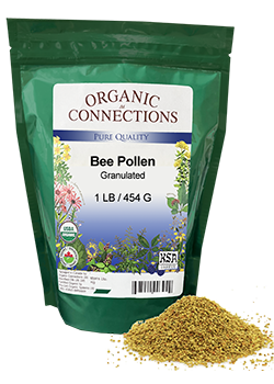 Buy Organic Connections BEE POLLEN (PURE QUALITY, GRANULES) – 454G at ...