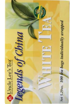 Buy Uncle Lee's Tea LEGENDS OF CHINA WHITE TEA - 100 TEA BAGS at ...