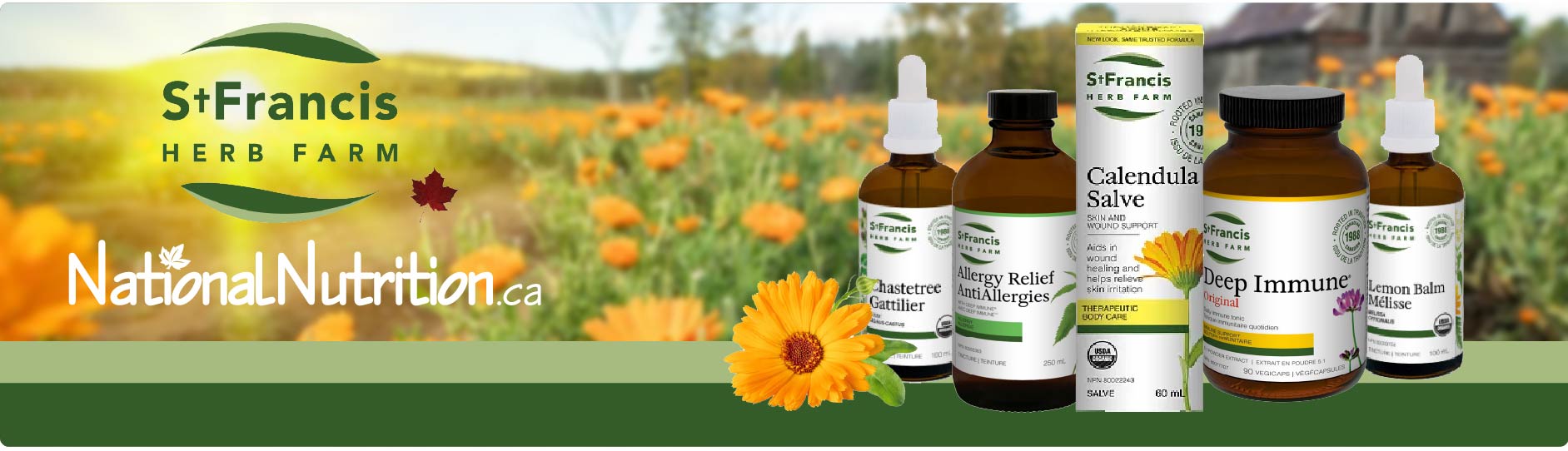 Shop St. Francis Herb Farm Products at NationalNutrition.ca