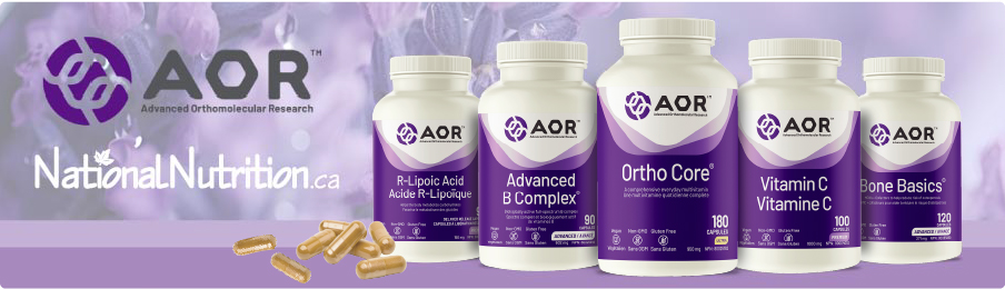 Buy AOR Advanced Orthomolecular Research Products in Canada